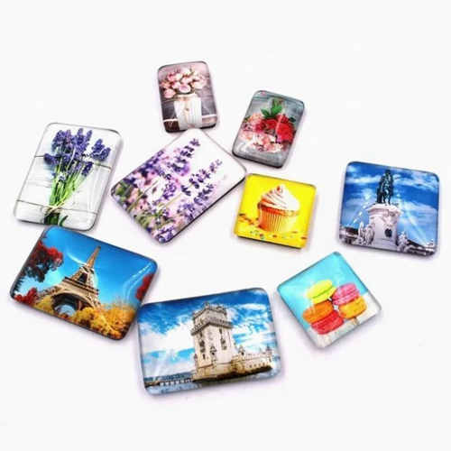 Sublimation Blank 3D Glass Fridge Magnet