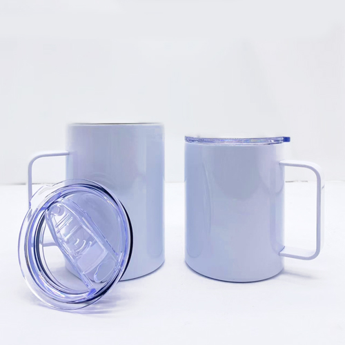 Blank Stainless Steel Double wall Tumbler with HANDLE for Sublimation ...